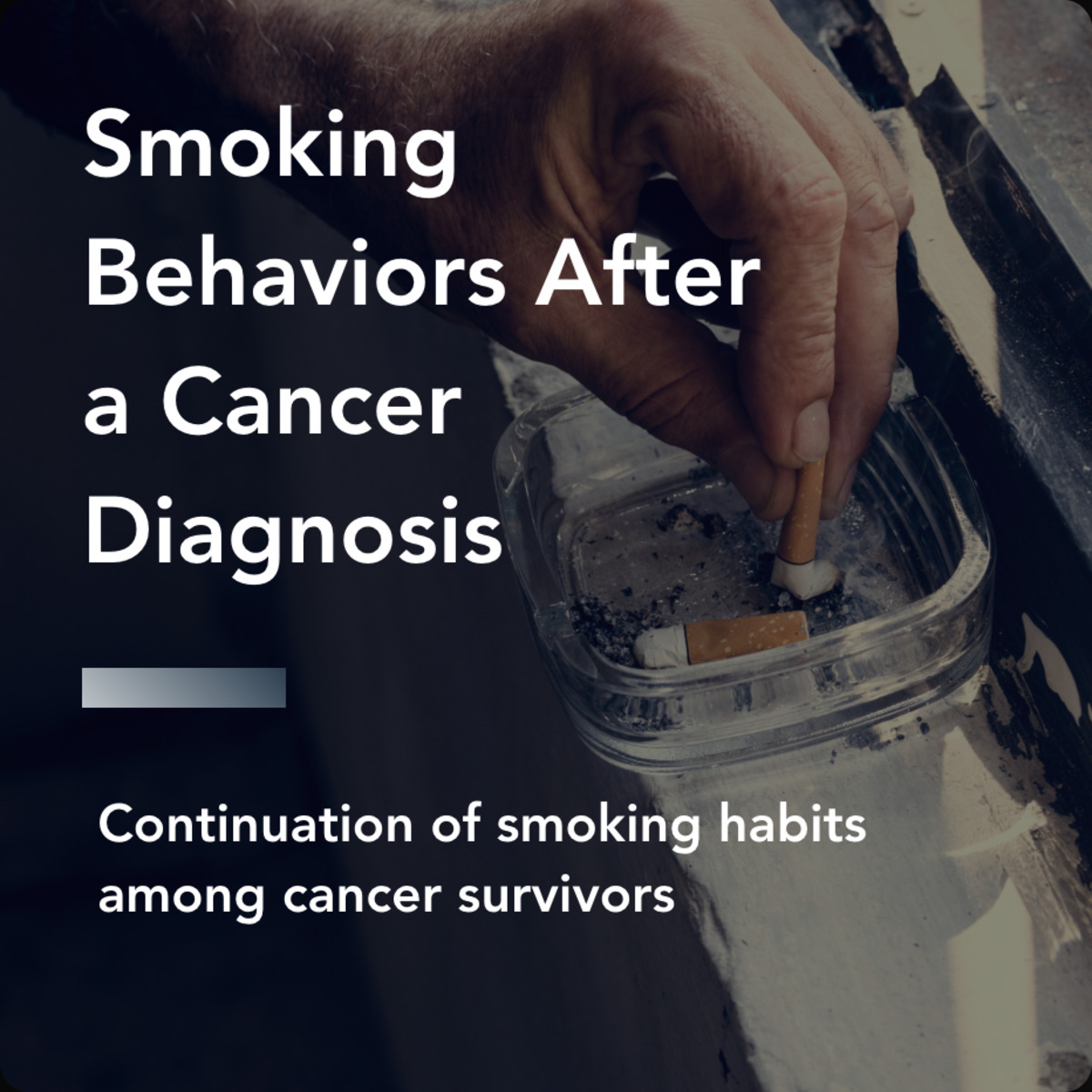 3 Charts | Smoking behaviors after a smoking-related cancer diagnosis.
