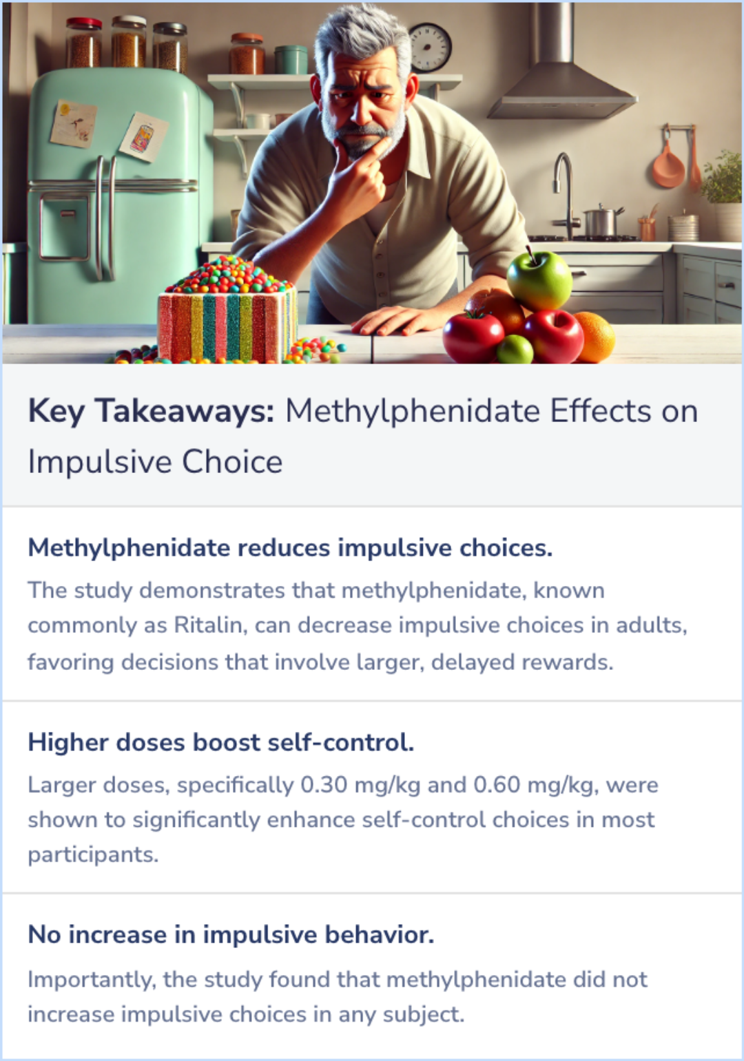 Study: Methylphenidate (Ritalin) Increases Self-Control in Adults by Reducing Impulsive Behavior ...