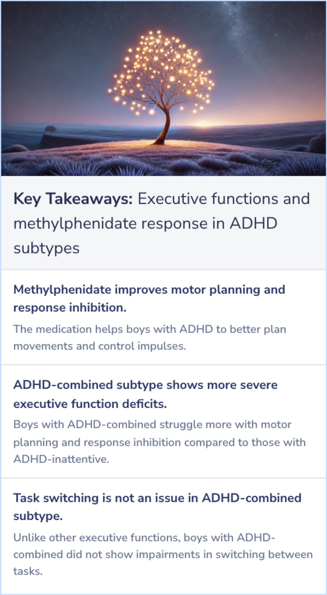 Executive functions and methylphenidate response in subtypes of attention-deficit/hyperactivity ...