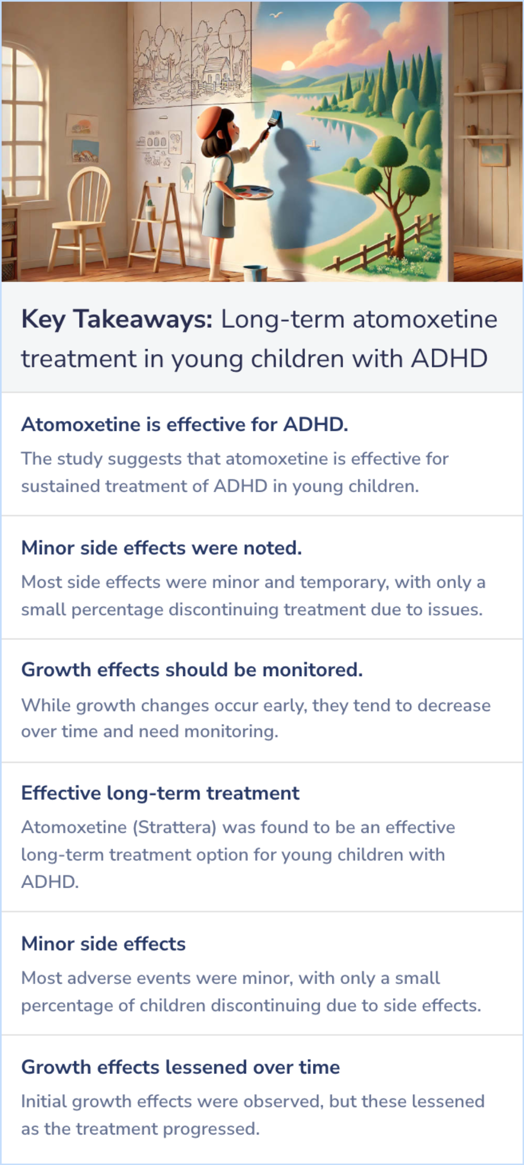 Effects of long-term atomoxetine treatment for young children with ...