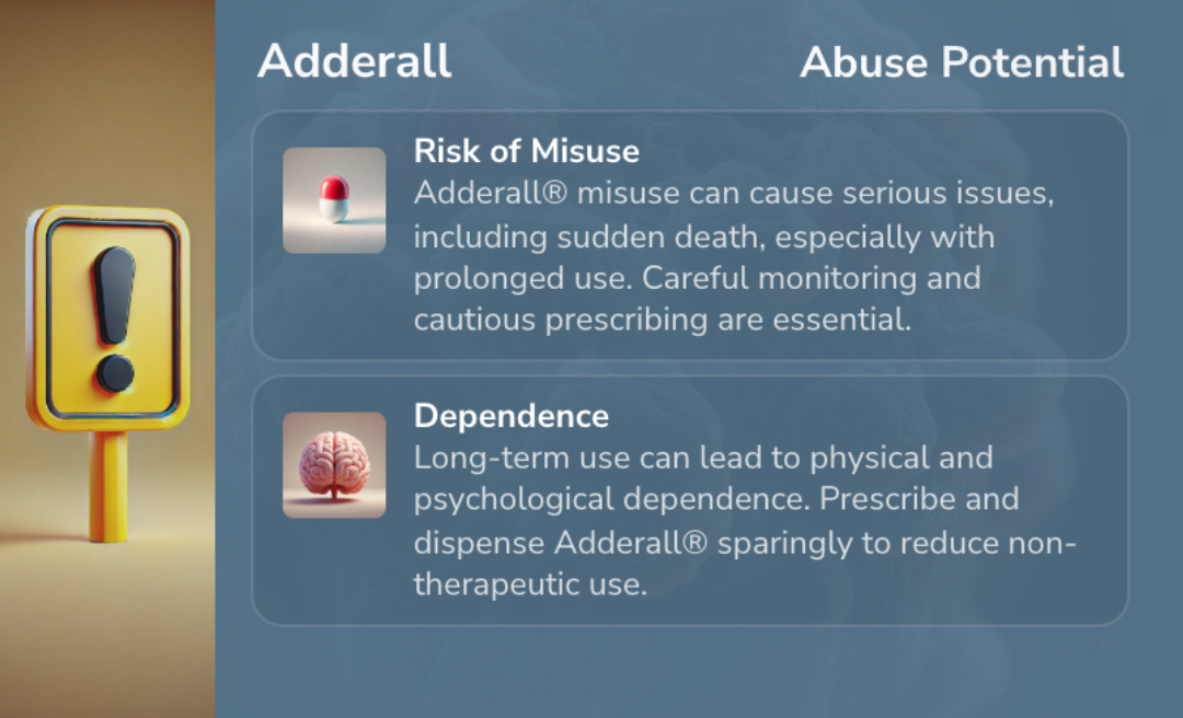 Adderall Misuse Risks: Dependence and Abuse Potential | Guideline Summary