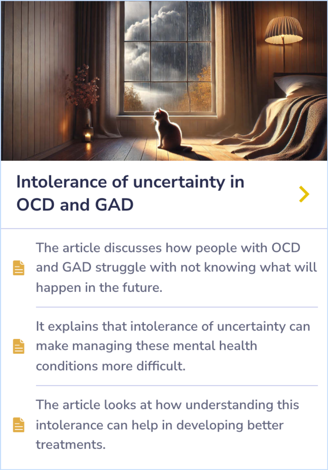 A meta-analysis of the relation of intolerance of uncertainty to ...