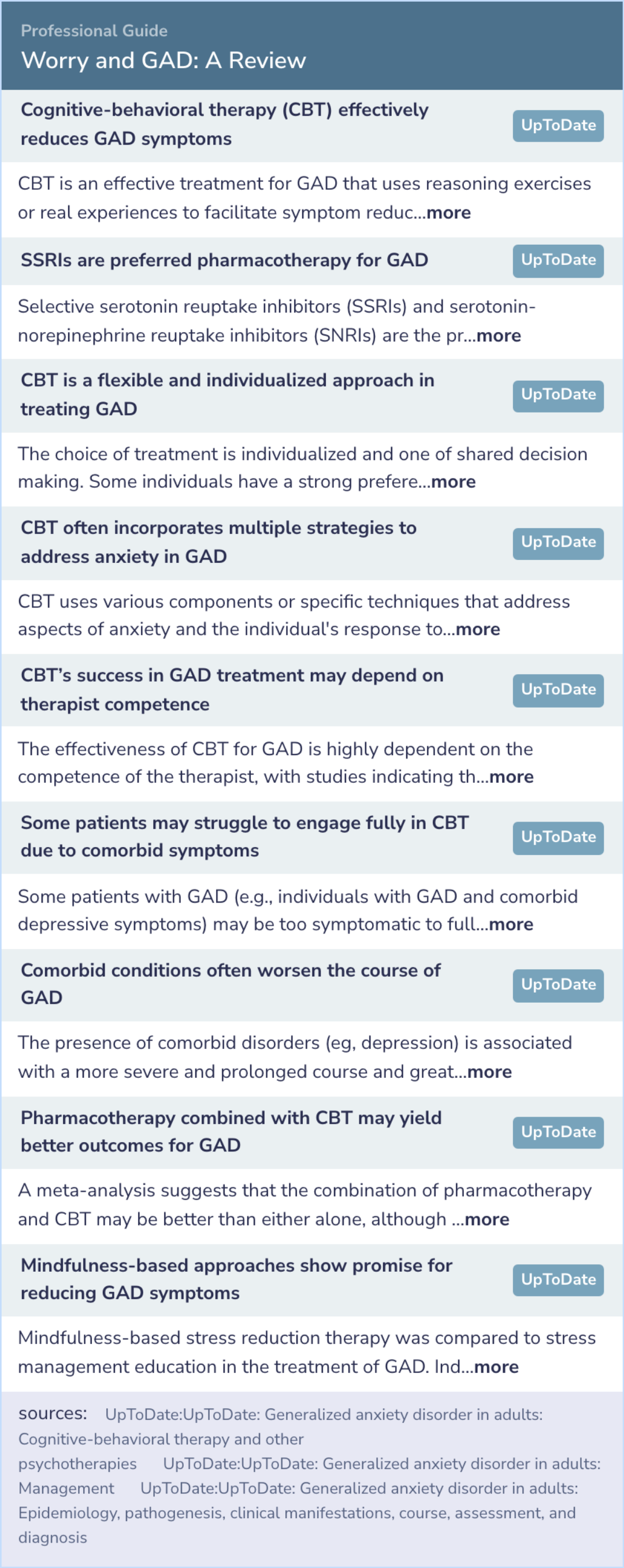 Worry and generalized anxiety disorder: a review and theoretical ...