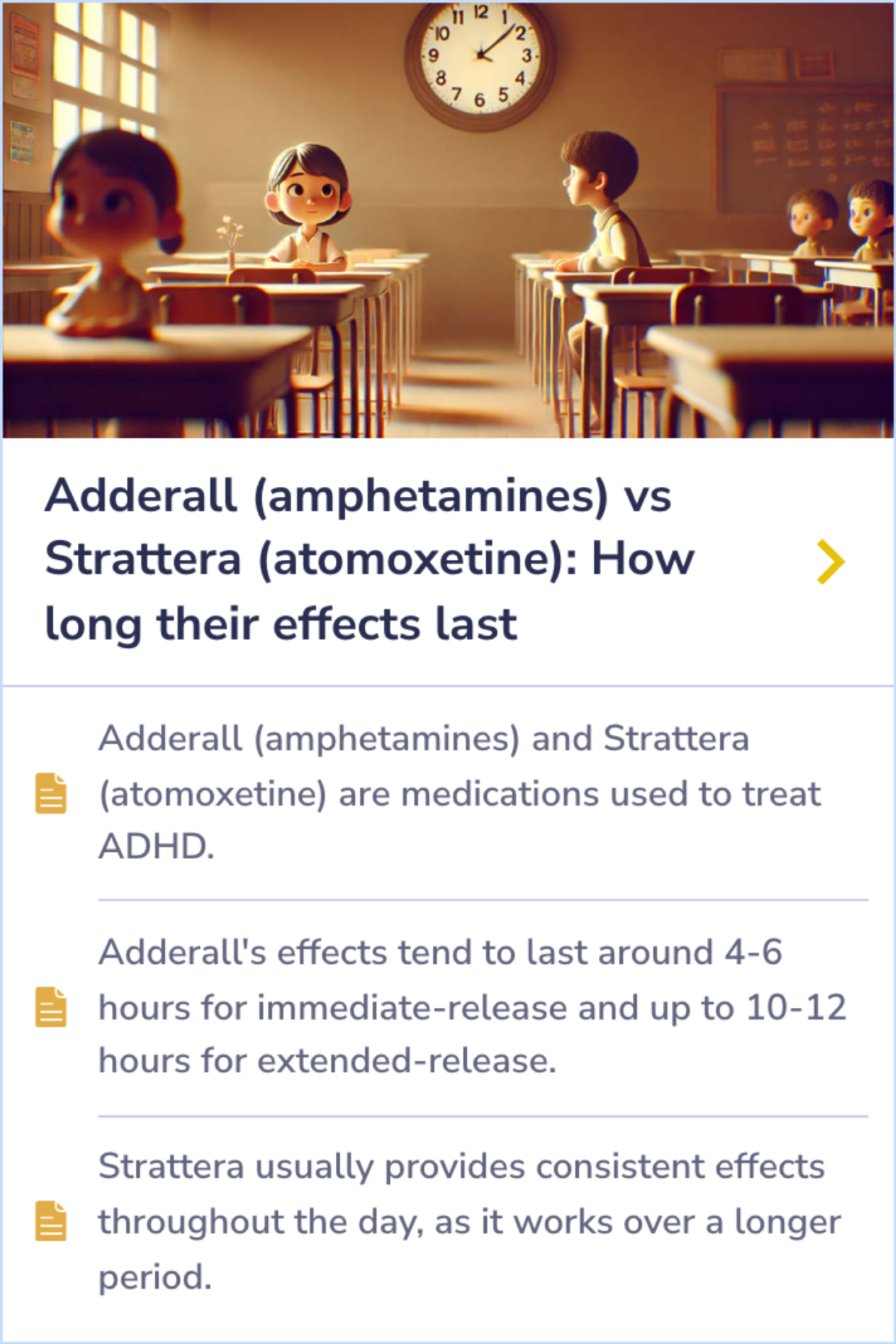 Adderall (amphetamines) vs Strattera (atomoxetine): Effectiveness in Adults