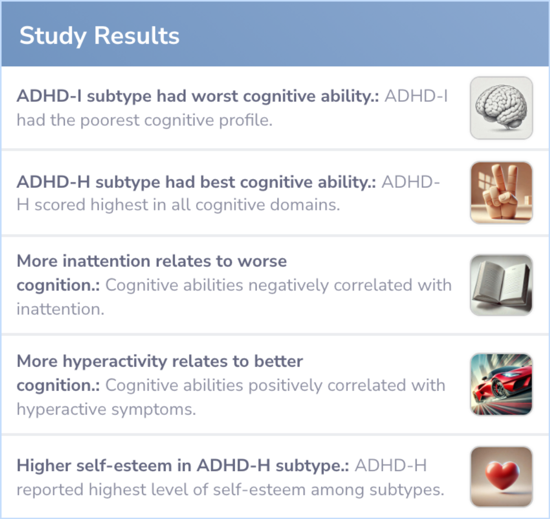 Study: Working Memory Challenges in ADHD Subtypes Highlight Need for ...