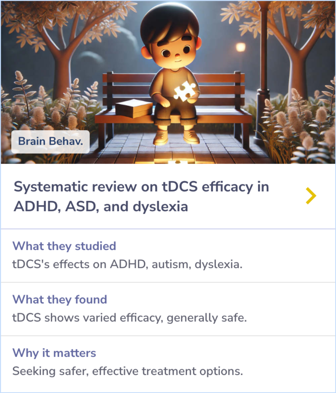 Study: Transcranial Direct Current Stimulation Efficacy and Safety in ...